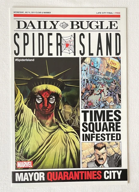 MARVEL COMICS ONE-SHOT Special DAILY BUGLE SPIDER-ISLAND July 6 2011 ...