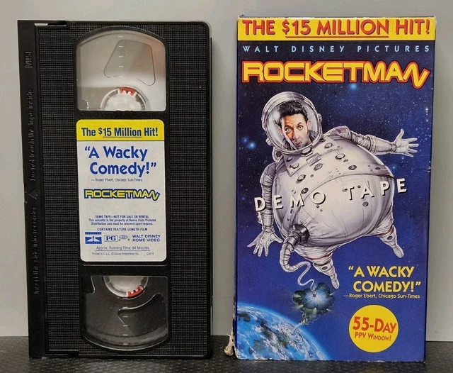 WALT DISNEY ROCKETMAN "Demo Tape" VHS Promo Screener *Damaged Sleeve* £ ...