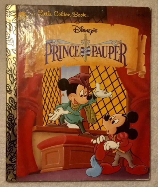 A LITTLE GOLDEN Book-Walt Disney Pictures -The Prince And The Pauper ...
