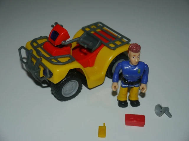 FIREMAN SAM QUAD Bike with Fireman Sam Figure and Accessories SIMBA ...