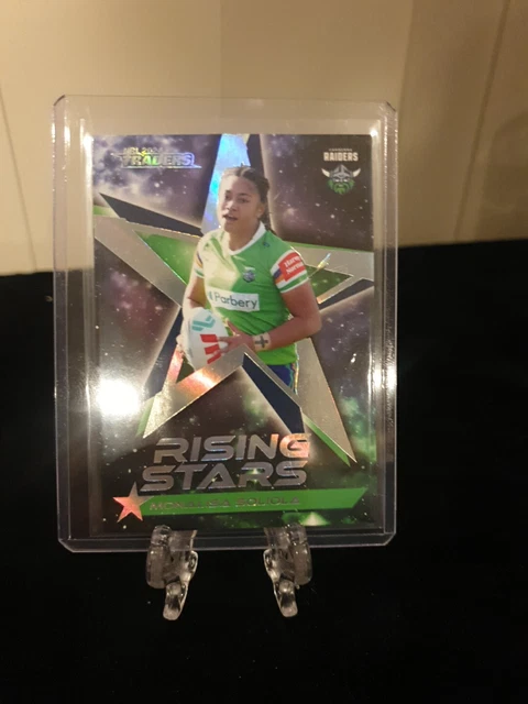 2024 RASING STAR Parallel Monalisa Soliola Canberra Raiders No 118 / ...