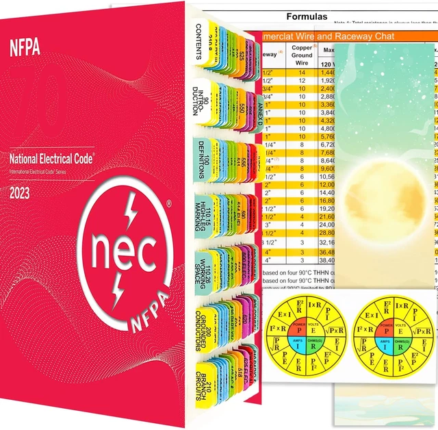 NATIONAL ELECTRICAL CODE 2023 NEC Code Book Tabs, 120 PCS Color-Coded ... NATIONAL ELECTRICAL CODE 2023 NEC Code Book Tabs, 120 PCS Color-Coded ...
