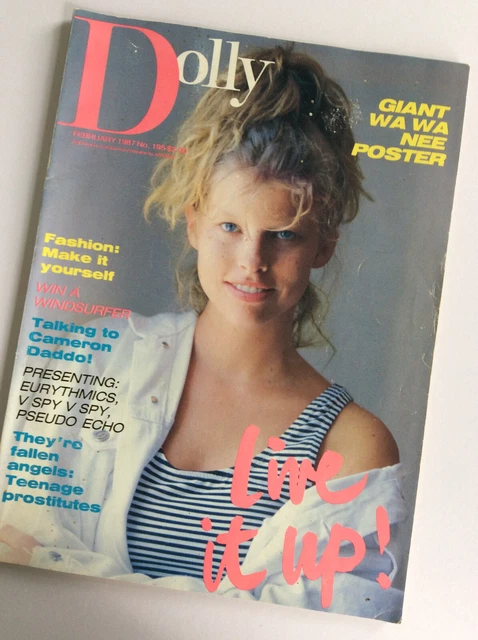 VINTAGE DOLLY MAGAZINE February 1987 - Cameron Daddo, Bob Geldof ...