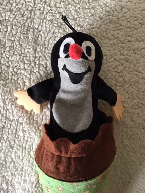 CZECH ZDENEK MILER Krtek Little Mole Pop Up Wooden Puppet Plush Soft ...