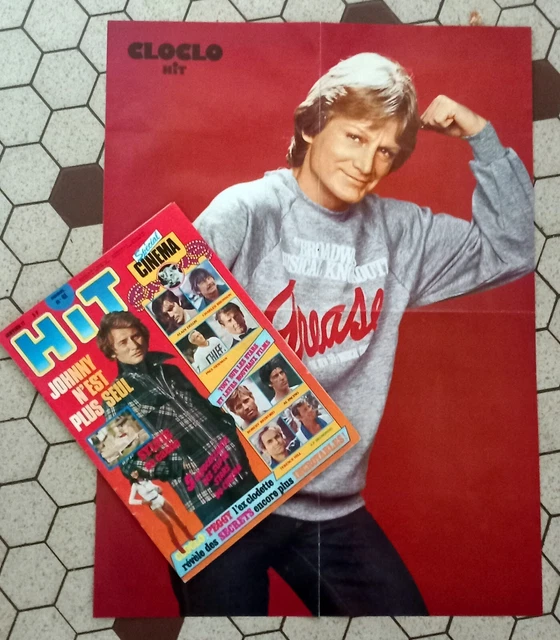 MAGAZINE HIT N° 61 Avec 5 autocollants + poster de CLAUDE FRANCOIS ...