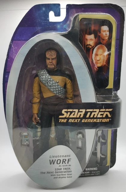 ART ASYLUM DIAMOND Select Star Trek Next Generation Lieutenant Worf ...