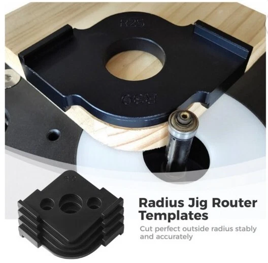 RADIUS JIG ROUTER Templates Corner Radius Routing Templates, R5 R10 R15 ...