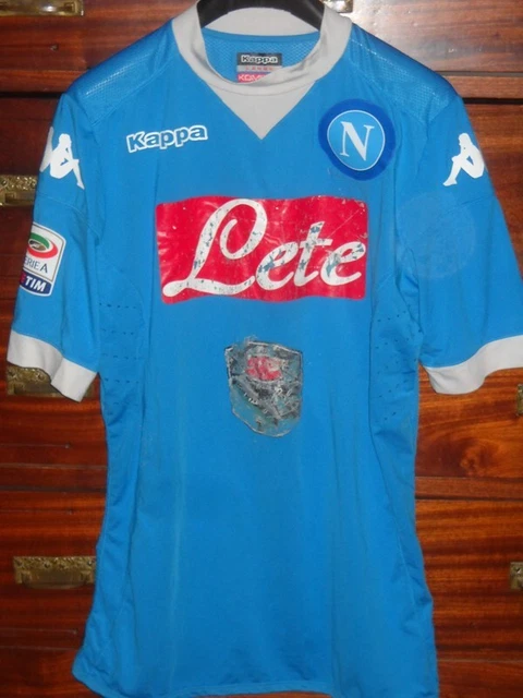 SHIRT MAGLIA CALCIO match worn napoli ULTRAS INDOSSATA SHIRT fedayn ...