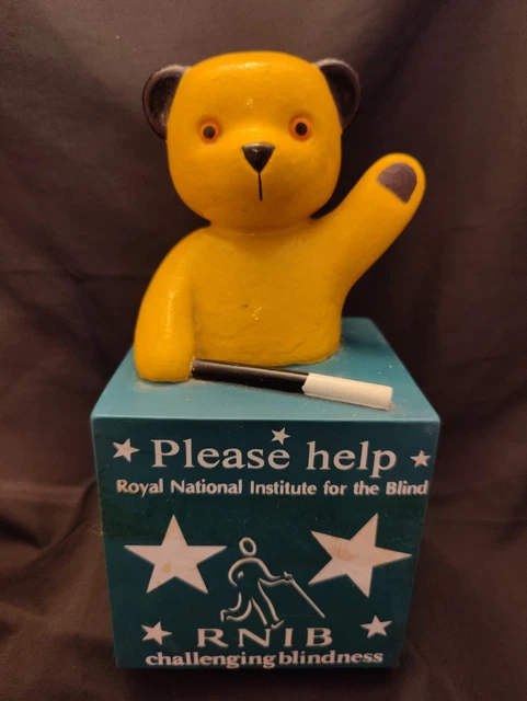 VINTAGE CHARITY MONEY Collection Box RNIB Sooty 9" VGC £54.99 - PicClick UK
