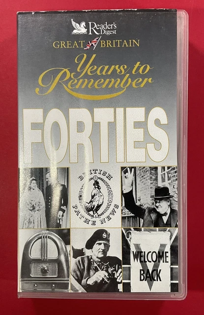 GREAT BRITAIN, YEARS To Remember Forties, PAL VHS Video Tape £2.50 ...