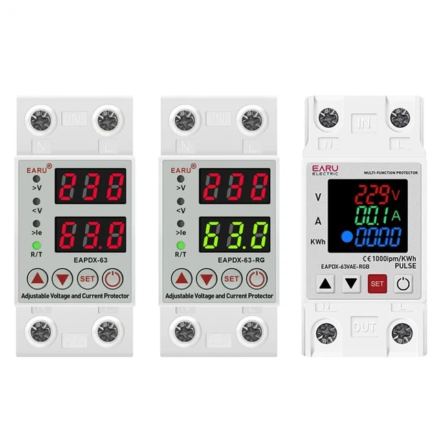 PROTECTION LIMIT RELAY Over Current 40A63A230V Single Phase Energy ...