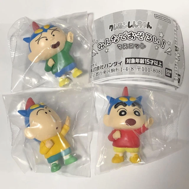 CRAYON SHIN-CHAN MASCOT Set 3 Personnages Gacha Capsule Toy EUR 65,93 ...