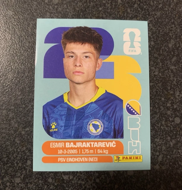 PANINI FIFA WORLD Cup 2026 Esmir Bajraktarević Sticker BIH 15 £1.16 ...
