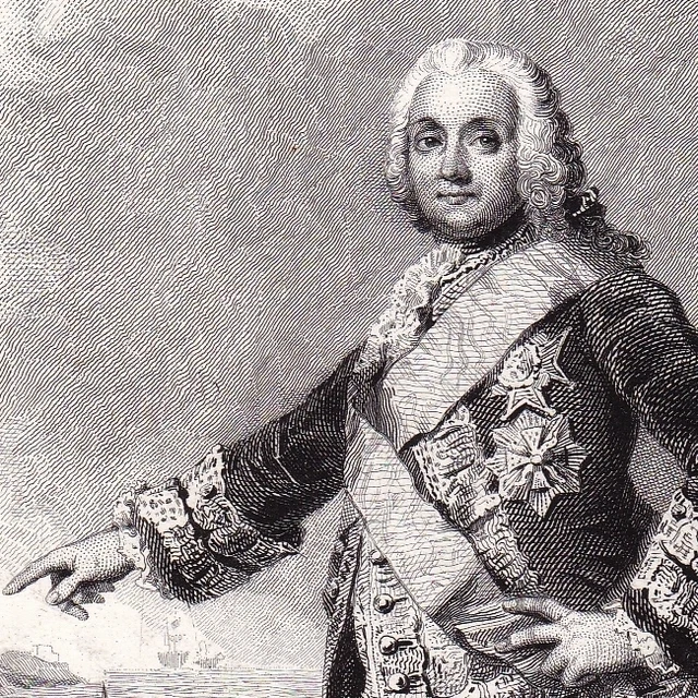 PORTRAIT XIXE GÉNÉRAL François de Chevert Verdun Lorraine Louis XV 1858 ...