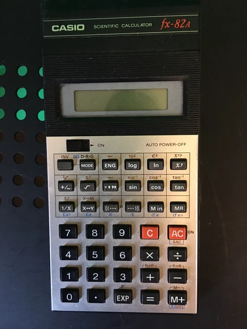 CLASSIC VINTAGE CASIO fx-82a Scientific Calculator £1.99 - PicClick UK