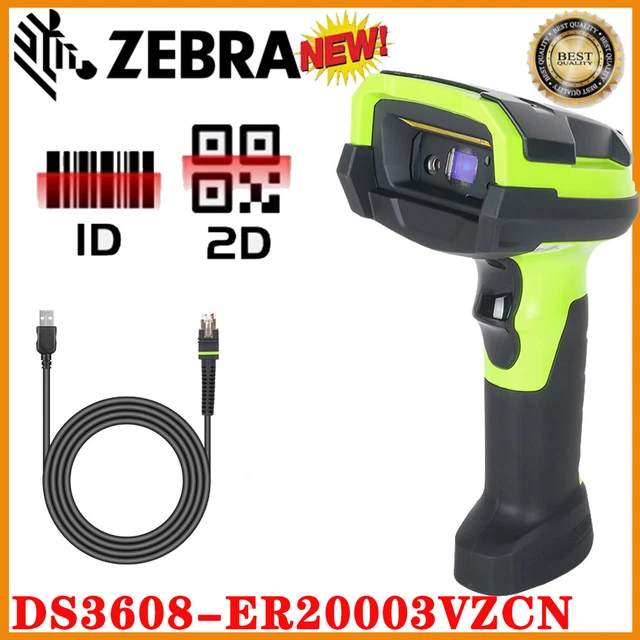 ZEBRA DS3608-ER20003VZCN ULTRA-RUGGED Handheld 2D Barcode Scanner With ...