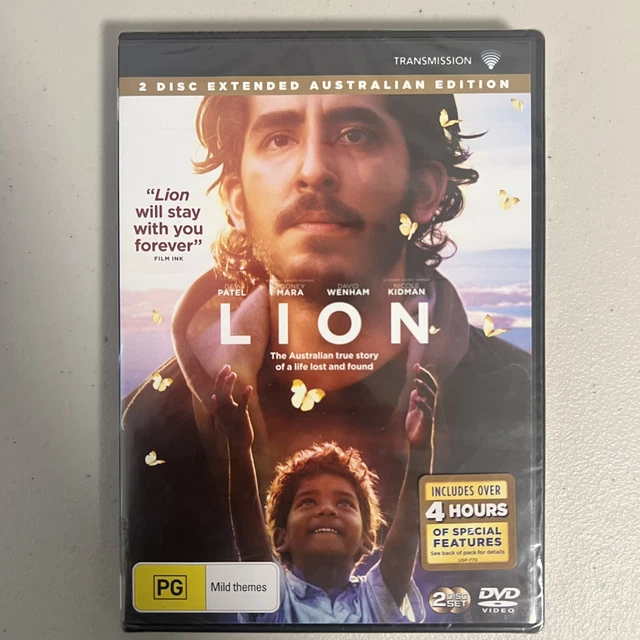 LION (2-DISC AUSTRALIAN Edition DVD, 2016) Brand New & Sealed Region 4 ...