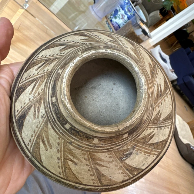 IMPORTANT EARLY SOUTHWEST Arizona Native American Pottery Squat Vase ...