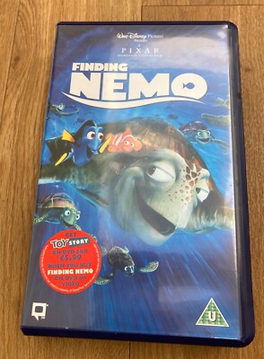 FINDING NEMO (VHS, 2004) Walt Disney Pixar Blue Box Video Cassette EUR ...
