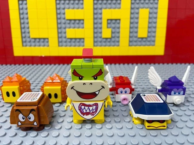 SUPER MARIO LEGO Minifigure Bowser Jr. Pukupuku Kuriboh Bubble Met ...