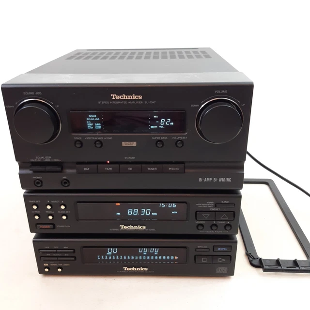 TECHNICS SU-CH7 AMPLIFIER Stereo Hifi Separate System SL-CH7 CD, ST ...