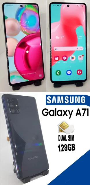 SAMSUNG GALAXY A71 SMARTPHONE (SM-A715F) Dual SIM 6/128GB Black ...