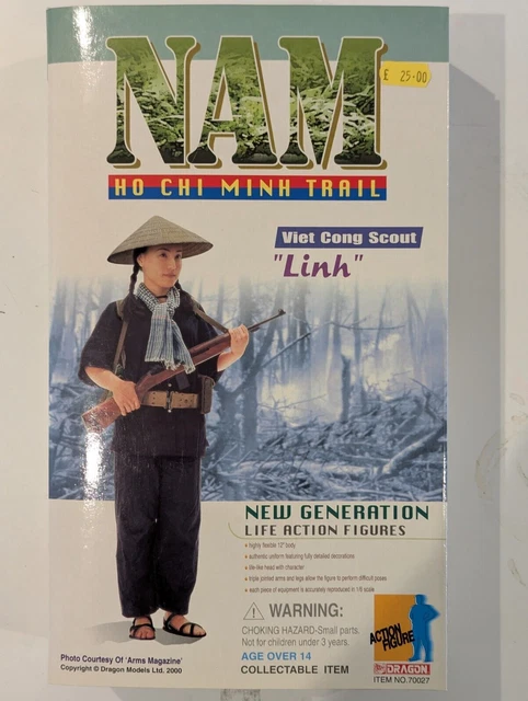 DRAGON NAM SERIES Vietcong 'Linh' 1/6 action figure Vietnam War 12 inch ...