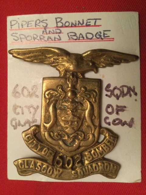 PRE WW2 1920'S 602 Squadron Badge £32.59 - PicClick UK