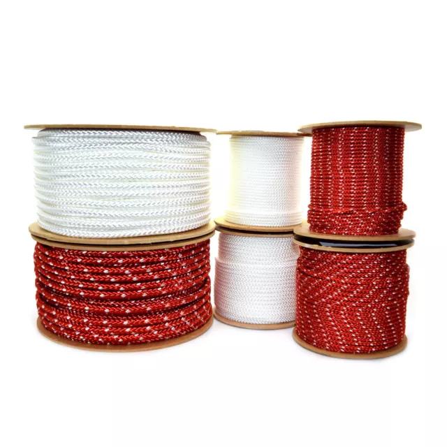 PULL CORD RECOIL Starter Rope Petrol Engine 3Mm - 8Mm Choose Diameter ...