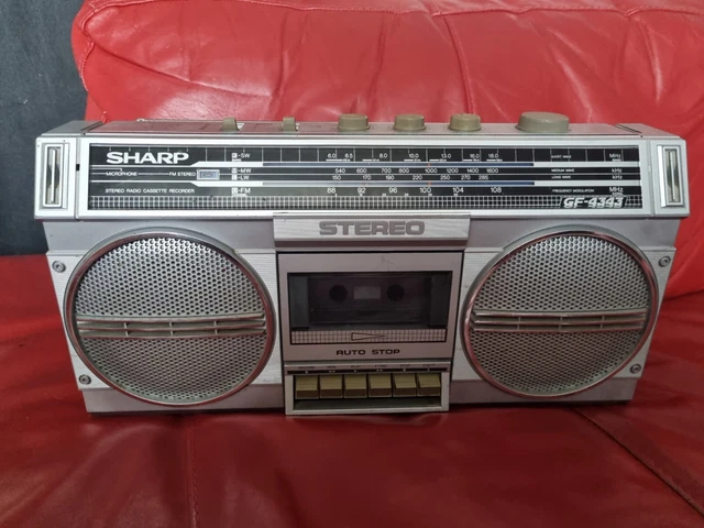 SHARP GF4343 RADIO Cassette, Boombox, Ghettoblaster £29.00 - PicClick UK