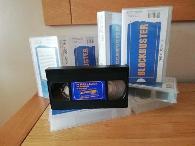 VHS VIDEO REPLICA PROP BLOCKBUSTER RENTAL DISPLAY your choice of movie ...