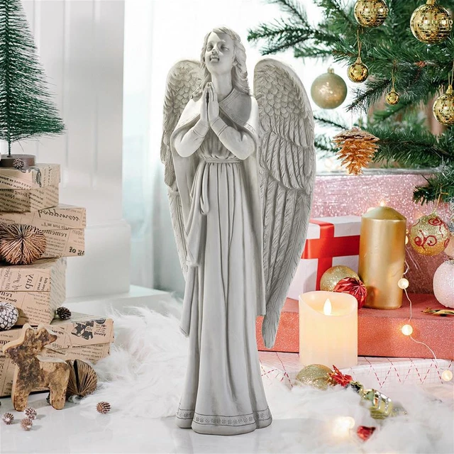 DESIGN TOSCANO DIVINE Guidance: Praying Angel Garden Statue: Large £203 ...