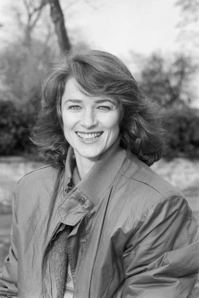 CHARLOTTE RAMPLING IN the garden of her house 1980 Old Historic Photo 8 ...