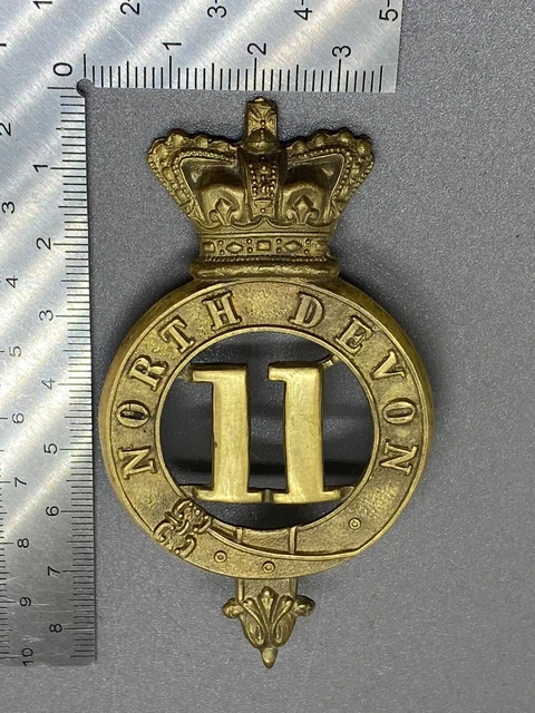 ORIGINAL BRITISH ARMY - 11th Regiment of Foot North Devon Glengarry Cap ...