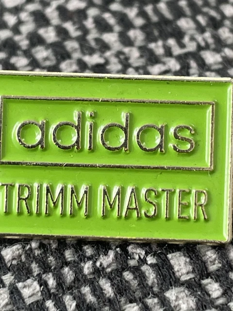 ADIDAS TRIMM MASTER Green Pin Badge £8.74 - PicClick UK