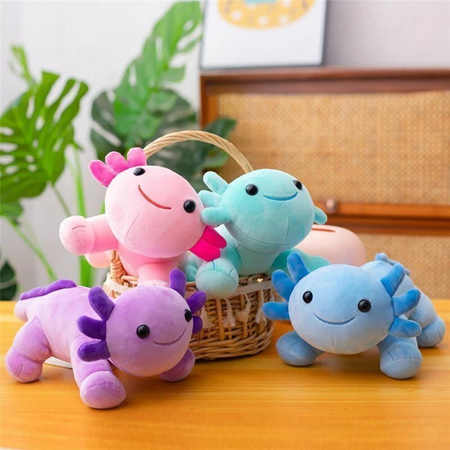 RARE PLUSH DOLL Axolotl Soft Plushie Kids Stuffed Toys Birthday Xmas ...