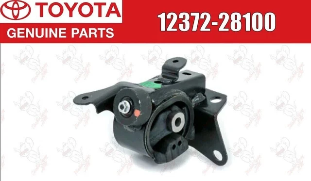 TOYOTA GENUINE INSULATOR, Engine Mount, LH (Transverse Engine) 12372 ...