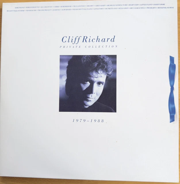 CLIFF RICHARD PRIVATE Collection 1979-1988 12" Double Album LP Vinyl EX ...