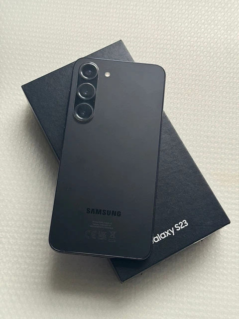 SAMSUNG GALAXY S23 SM-S911B/DS 128GB Phantom Black Unlocked Very Good ...