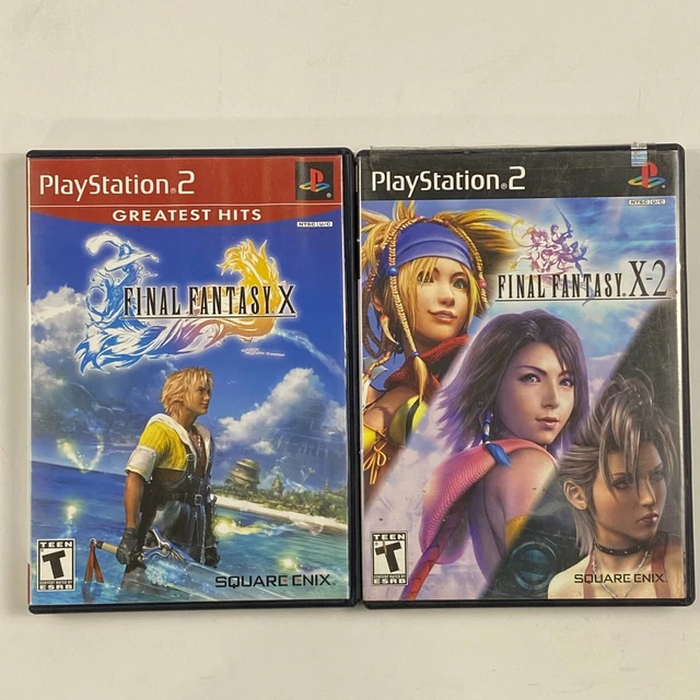 FINAL FANTASY X and X-2 (Sony, PlayStation 2 PS2) Complete Bundle Lot ...