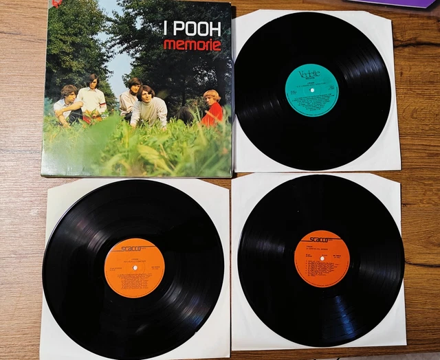 POOH - MEMORIE Rara Raccolta Box Vedette 3 Lp 33 Giri Vinile EUR 129,00 ...