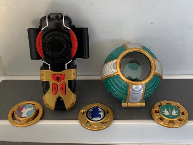 VINTAGE POWER RANGERS Ninja Storm Wind/Cyclone with Discs..Tested ...