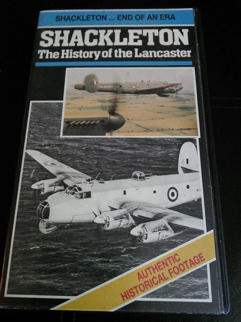 SHACKLETON, THE HISTORY of the Lancaster VHS Video Cassette Tape £0.50 ...