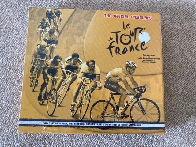 LE TOUR DE France Edition The Official Treasures Book, Hard Cover - NEW ...