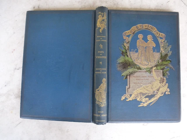 PAUL & VIRGINIE Bernardin de SAINT-PIERRE illus. Maurice LELOIR Ed ...