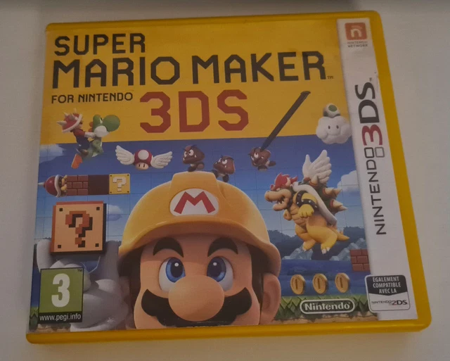 JEU NINTENDO 3DS Super Mario Marker For Nintendo Eur 3 Ds 2ds Rétro ...