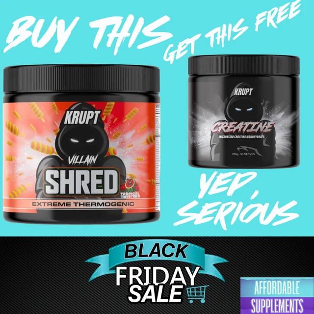 KRUPT SHRED | 3G Carnitine! | Thermogenic | Mango Bursties + Free ...