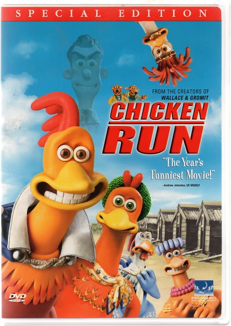 CHICKEN RUN (SPECIAL Edition) - 2000 DVD - Stop-Motion Animated ...