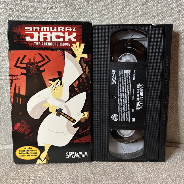 SAMURAI JACK THE Premiere Movie Vhs Cartoon Network 2001 Rare Screening ...