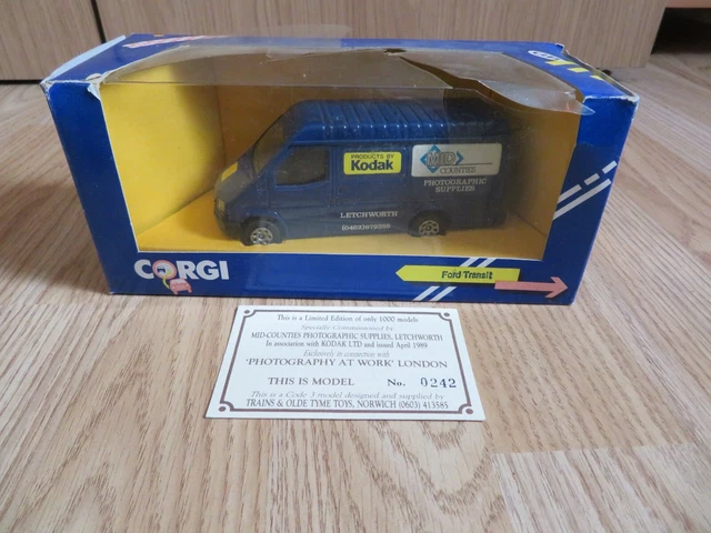 CORGI FORD TRANSIT Limited Edition Kodak Livery. £25.00 - PicClick UK